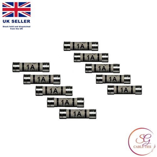 1A Amp Domestic Fuses Plug Top Household Mains Fuse Cartridge | eBay UK