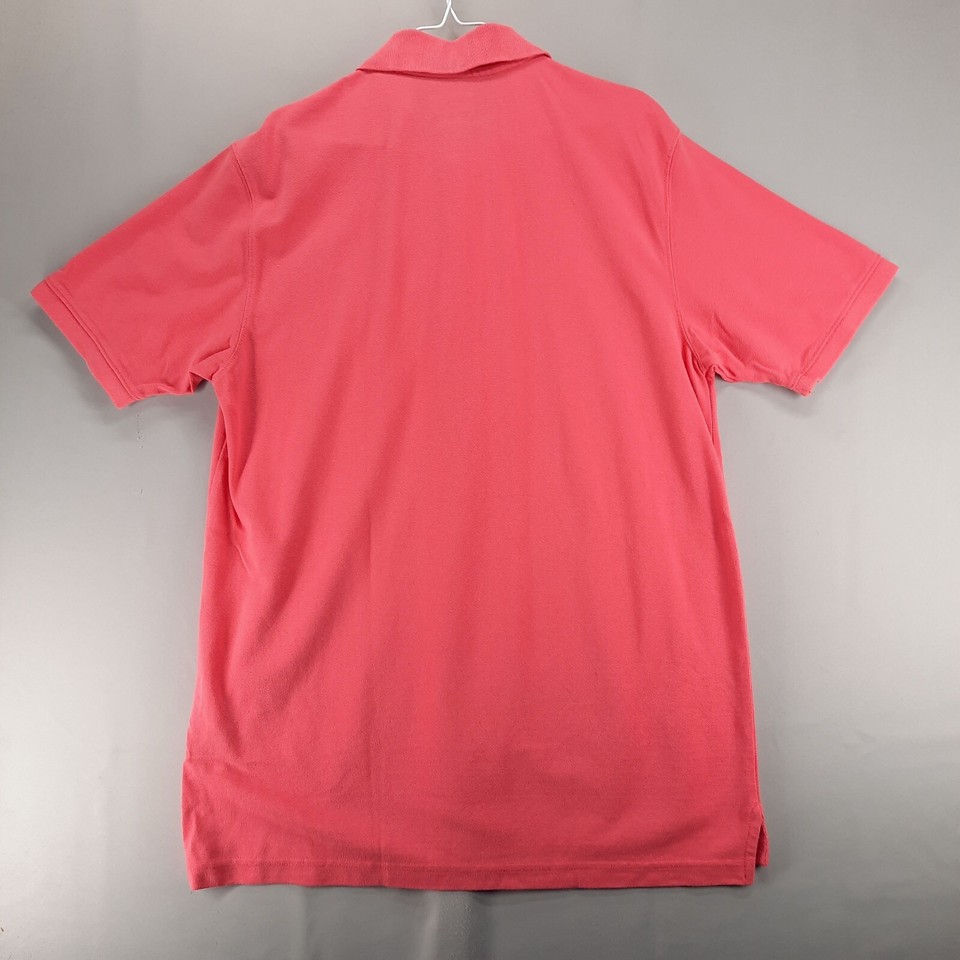 The Foundry Supply Co Polo Shirt Mens LT Salmon Pique Cotton Short ...