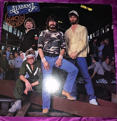 ALABAMA 40 Hour Week - 1985 Vinyl LP Record Country RCA Records ...