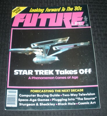 1980 Feb FUTURE LIFE Magazine #16 STAR TREK Cosmic Art FVF 7.0 | eBay