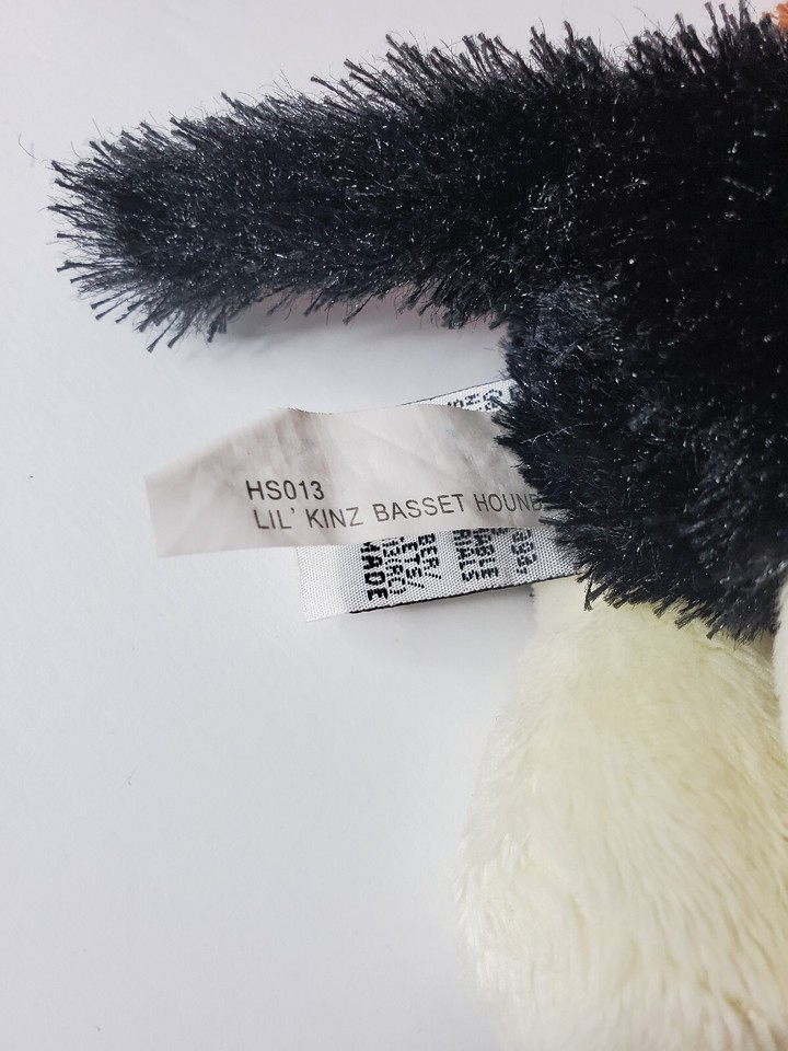 Webkinz Lil' Kinz BASSETT HOUND Dog Plush 8" HS013 Ganz Puppy No Code ...