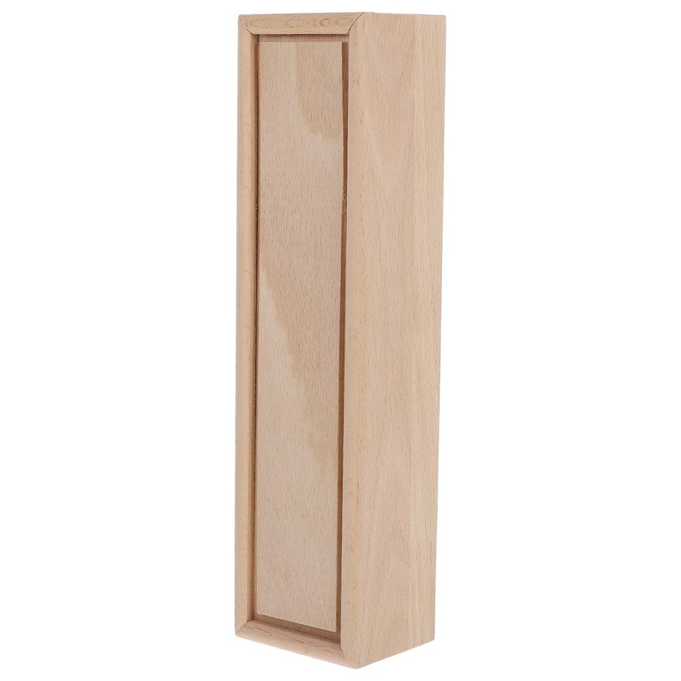 Wooden Box with Hinged Lid Desktop Decorative Jewelry Boxes Tea Storage ...