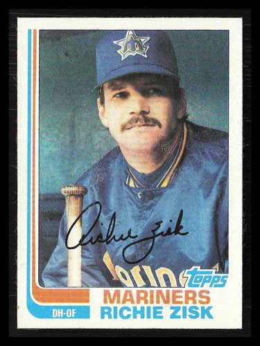 Richie Zisk 1982 Topps #769 Seattle Mariners | eBay