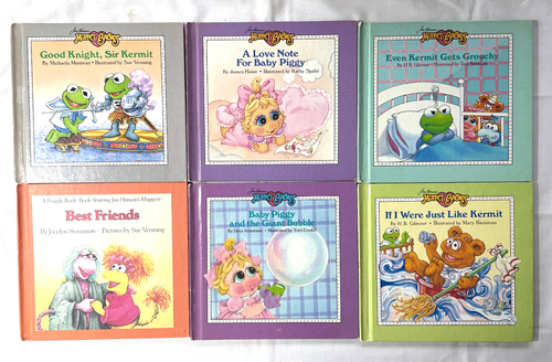 Muppet Babies Hard Cover Books Weekly Readers Book Lot of 6, 1980's HC ...