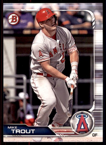 Mike Trout 2019 Bowman Card MVP #1 Los Angeles Angels | eBay