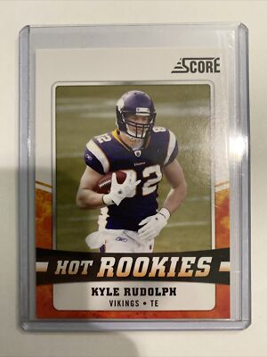 2011 Score Hot Rookie Card Kyle Rudolph RC 18 Vikings | eBay