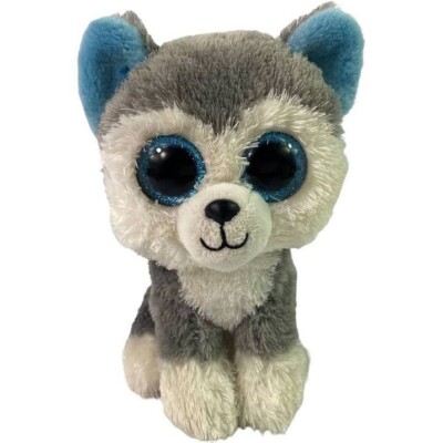 TY Beanie boos - 6" Slush the Husky (solid eyes) | eBay