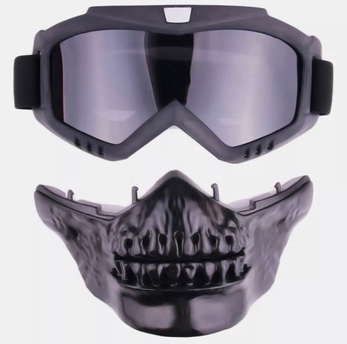 Tactical Toy Gun Mask Full Face Gel Blaster Skull Mask Vest Kit Protect ...