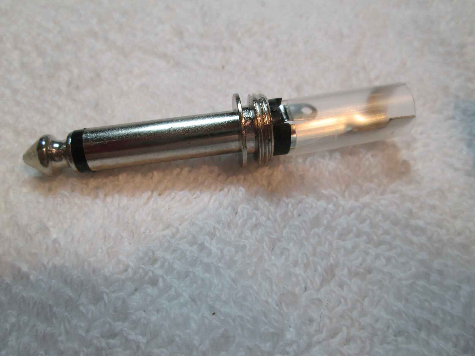 CW Morse Code Straight Key Keyer Bug connector 1/4" 6.35 mm plug Ham ...