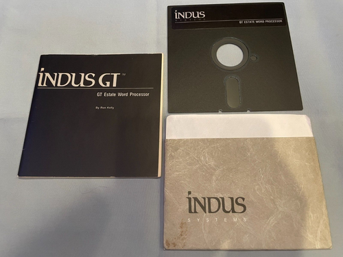 GT ESTATE WORD PROCESSOR Atari 400/800 Computer Indus Software 5.25 ...