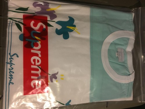 Supreme Flower Football Top Lt. Blue Medium SS16 | eBay