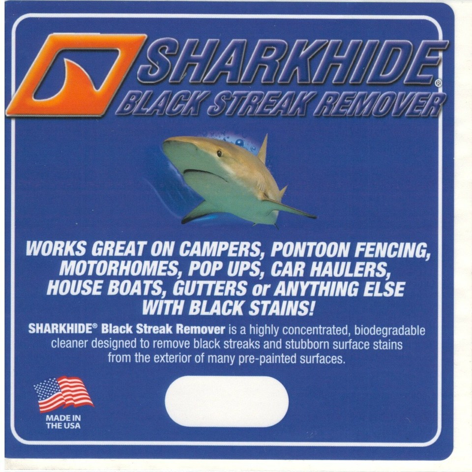 SHARKHIDE Black Streak Remover 1Qt | eBay