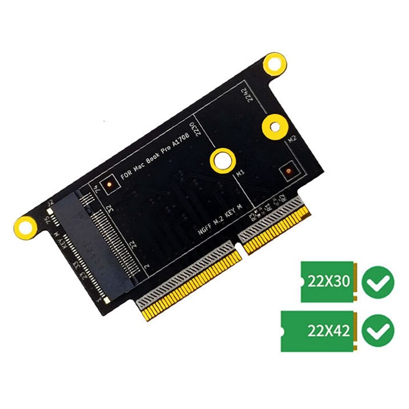 A1708 SSD Adapter NVMe PCI Express PCIE zu NGFF M2 SSD Adapterkarte M.2 ...
