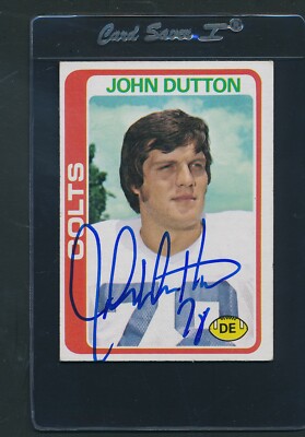 1978 Topps #280 John Dutton Colts Signed Auto *D8144 | eBay