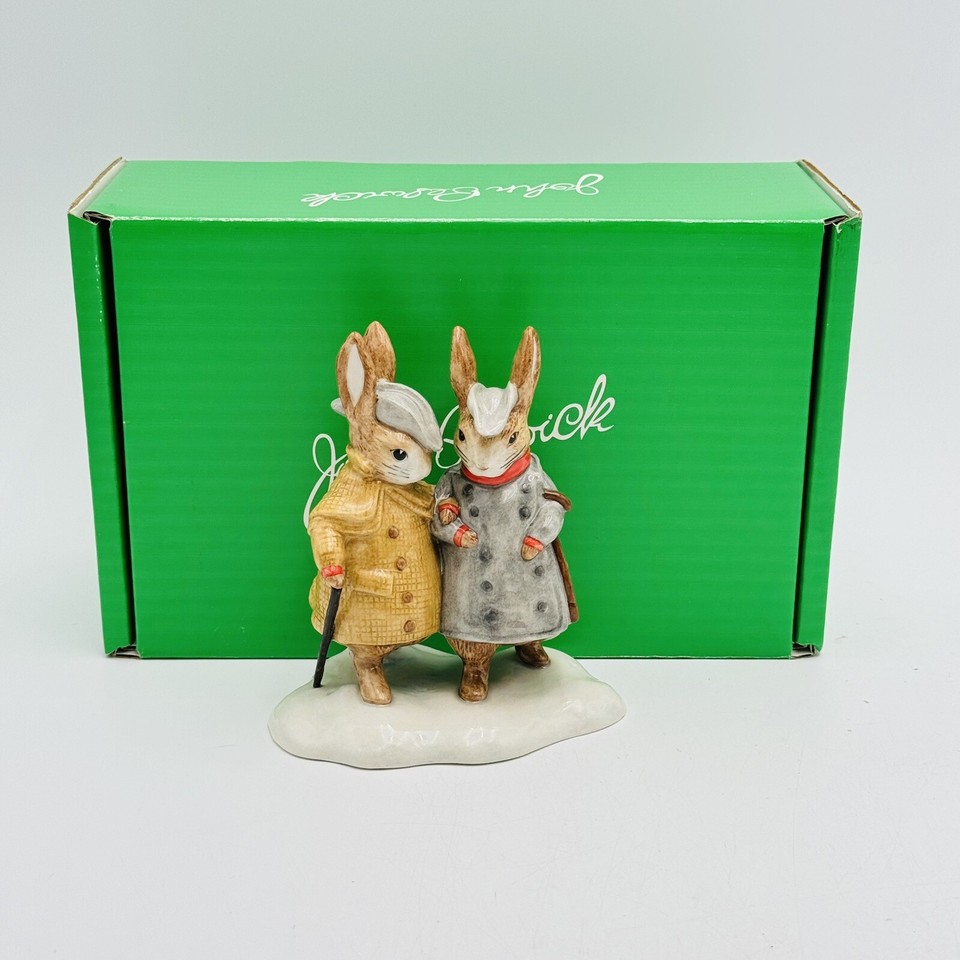 John Beswick Two Gentlemen Rabbits Beatrix Potter Figure P4210 England ...