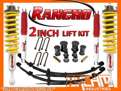 RANCHO KING SPRING 2INCH SUSPENSION LIFT KIT LIGHT LOAD FOR FORD PX ...