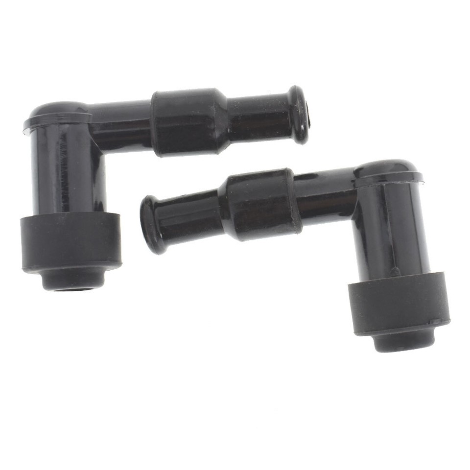 2Pack For Snowmobile ATV Motorcycle 90 Degree Spark Plug Boot Cap Cover ...