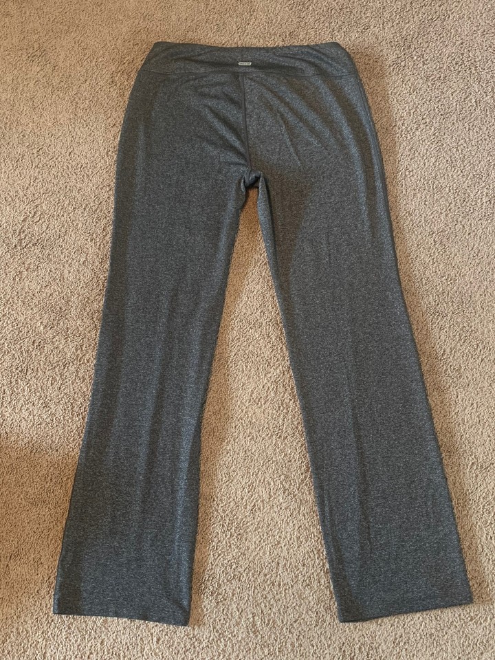 Womens M 8-10 Gray Energy Zone Pants Yoga Running Athletic EUC | eBay
