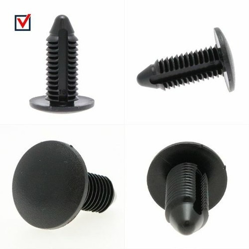 50 Pack Fir Tree Plugs 8mm, 3.3mm-12.7mm Panel Thickness, Trim Clip ...