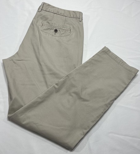 Perk Clothing Slim Fit Stretch Chino Pants Men's 35x32 Cotton Beige ...
