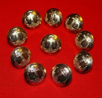 NEW USSR Soviet Russian Army Military Uniform NAVY ANCHOR 10 Golden ...