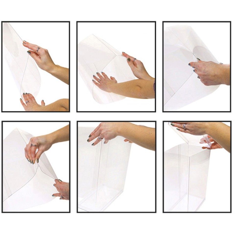 DollSafe Deluxe Clear Folding Display Case for 15-16 inch Dolls, 9.5" x ...