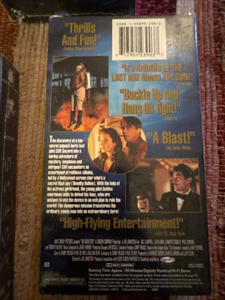 6 Sealed VHS ~ Spider-Man 1 & 2, Blade 1 & 2, Elektra, The Rocketeer ...