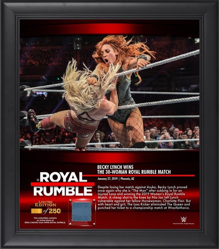 Becky Lynch WWE Framed 15x17 2019 Royal Rumble Collage w/Piece MU ...