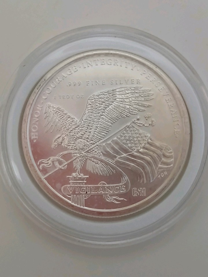 Donald Trump 2020 1 oz .999 Silver BU Coin 45th President Commemorative ...