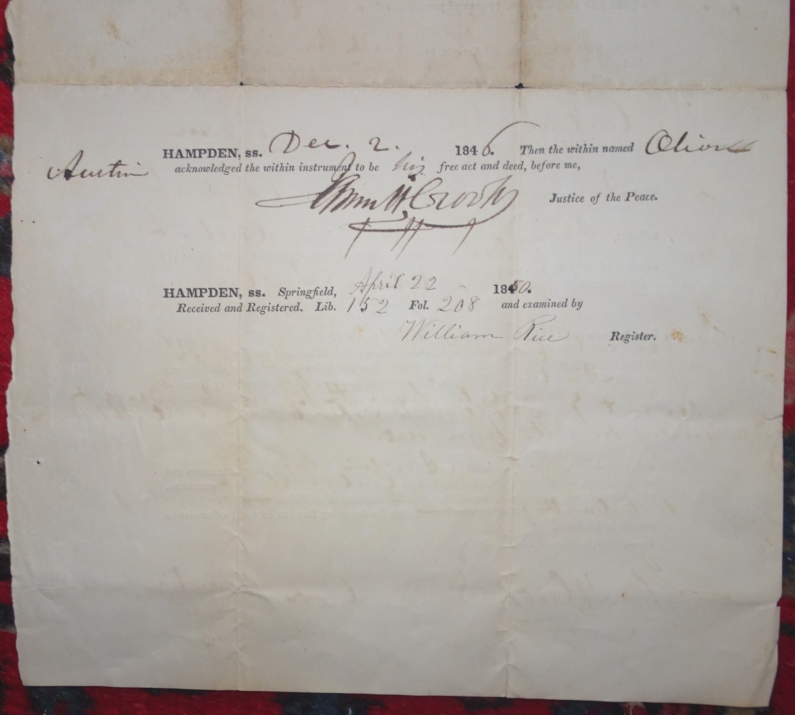 American Land Lease Mortgage INDENTURE Austin Dibble HAMPDEN ...