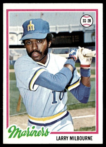 1978 Topps Baseball #366 Larry Milbourne Seattle Mariners | eBay