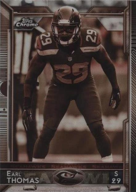 2015 Topps Chrome Mini - Earl Thomas III #29 Sepia Refractor for sale ...
