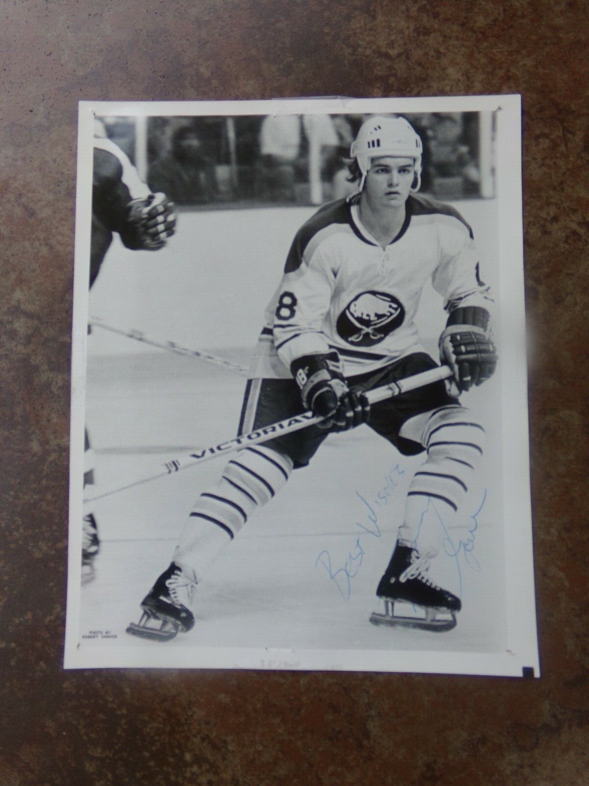 🔥 French Connection Buffalo Sabres DANNY GARE Autograph Photo Rare NHL ...