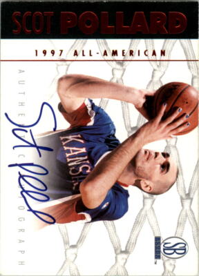 1997 Score Board Autographed BK Red Foil Autographs #NNO Scot Pollard ...