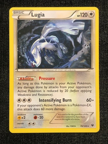 [ Pokemon ] Lugia 78/124 - Fates Collide - NM | eBay