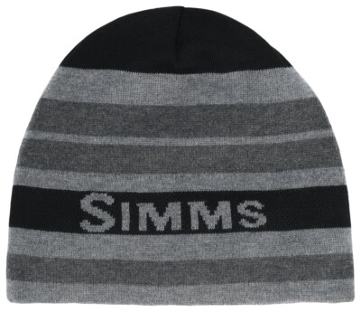 Simms Everyday Beanie - Fishing Knit Carbon Stripe Color - NEW! | eBay