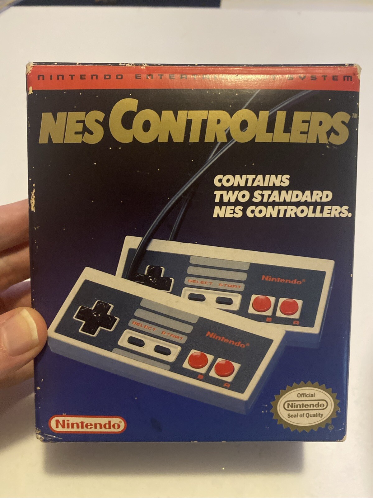 Nintendo NES Controllers in Box - Lot of 2 Authentic NES Controllers ...