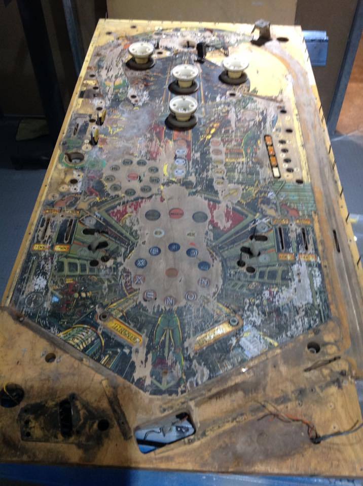 XENON Pinball Machine Playfield Overlay UV PRINTED - Clear Inserts - | eBay