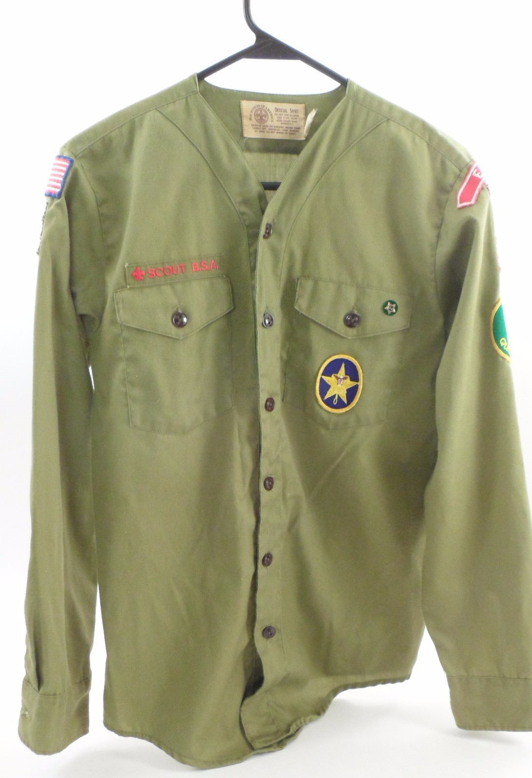1950s BSA Boy Scouts of America Quartermaster Enon OH Long Sleeve ...