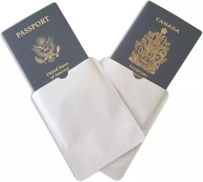 10 RFID Passport ID Sleeve Protector Blocking Safety Aluminum Shield ...
