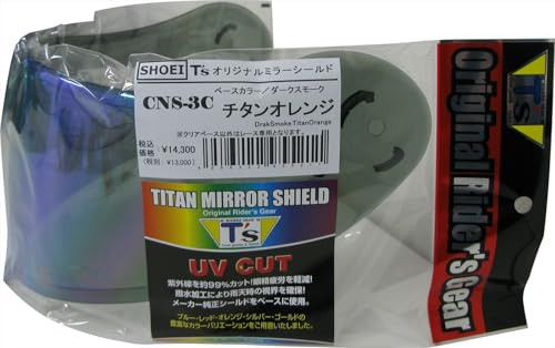[Tees] Mirror Shield SHOEI CNS-3C PINLOCK Dark Smoke Titanium Orange ...