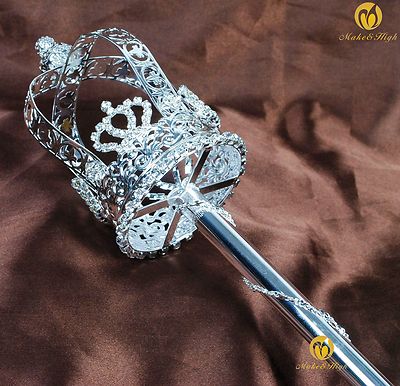 Royal 21" Scepter Wand Bridal Beauty Pageant King Queen Accessories ...