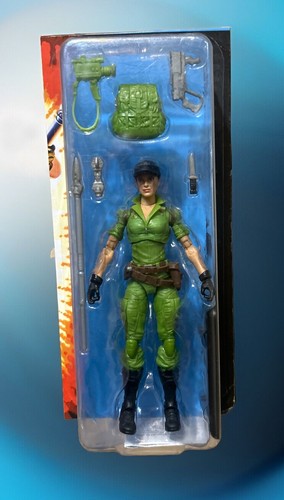 GI JOE CLASSIFIED SERIES RETRO CARD LADY JAYE New With Trimmed Card ...