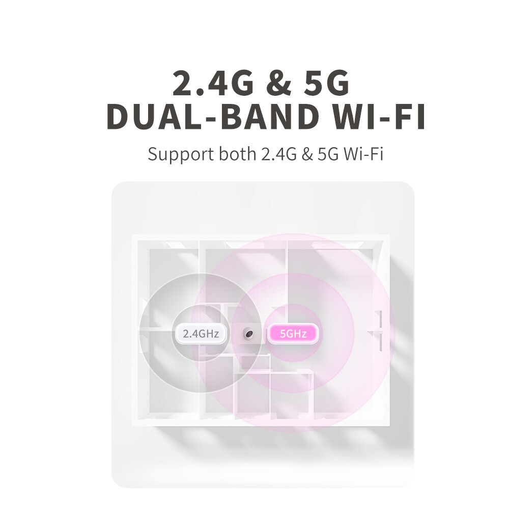 Skyworth 3K 5MP Smart Indoor Security Camera H50 Pro 2.4G 5G WIFI Baby ...