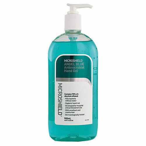 MICROSHIELD ANGEL BLUE Hand Sanitiser Gel - 500ml for sale online | eBay