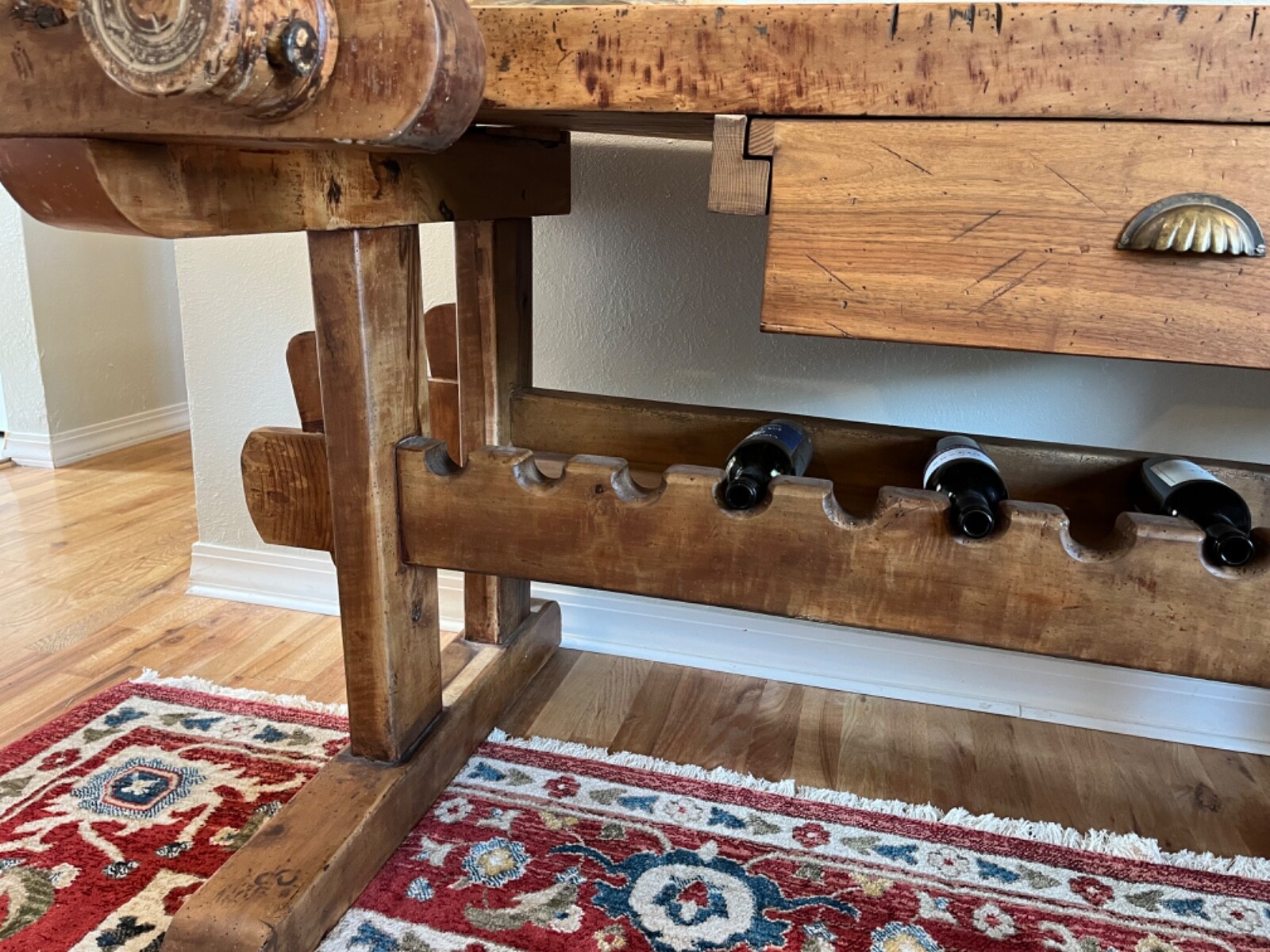 Vintage Custom Italian Carpenters Workbench | eBay