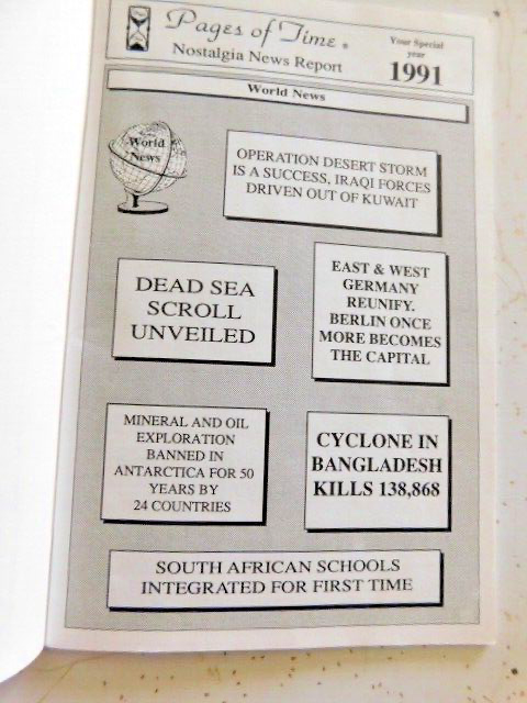 1991 Pages Of Time A Nostalgia News Report Sports Music Movies ...