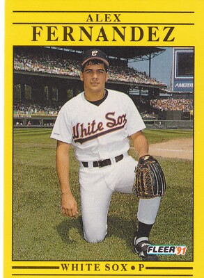 1991 Fleer #117 Alex Fernandez MLB Chicago White Sox +(Yes 3 Free ...