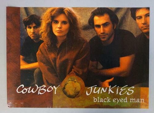 COWBOY JUNKIES BLACK EYED MAN 1992 ORIGINAL PROMO POSTER | eBay