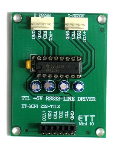 INBOARD - MAX232 5V TTL - RS232 Line Driver Board | eBay